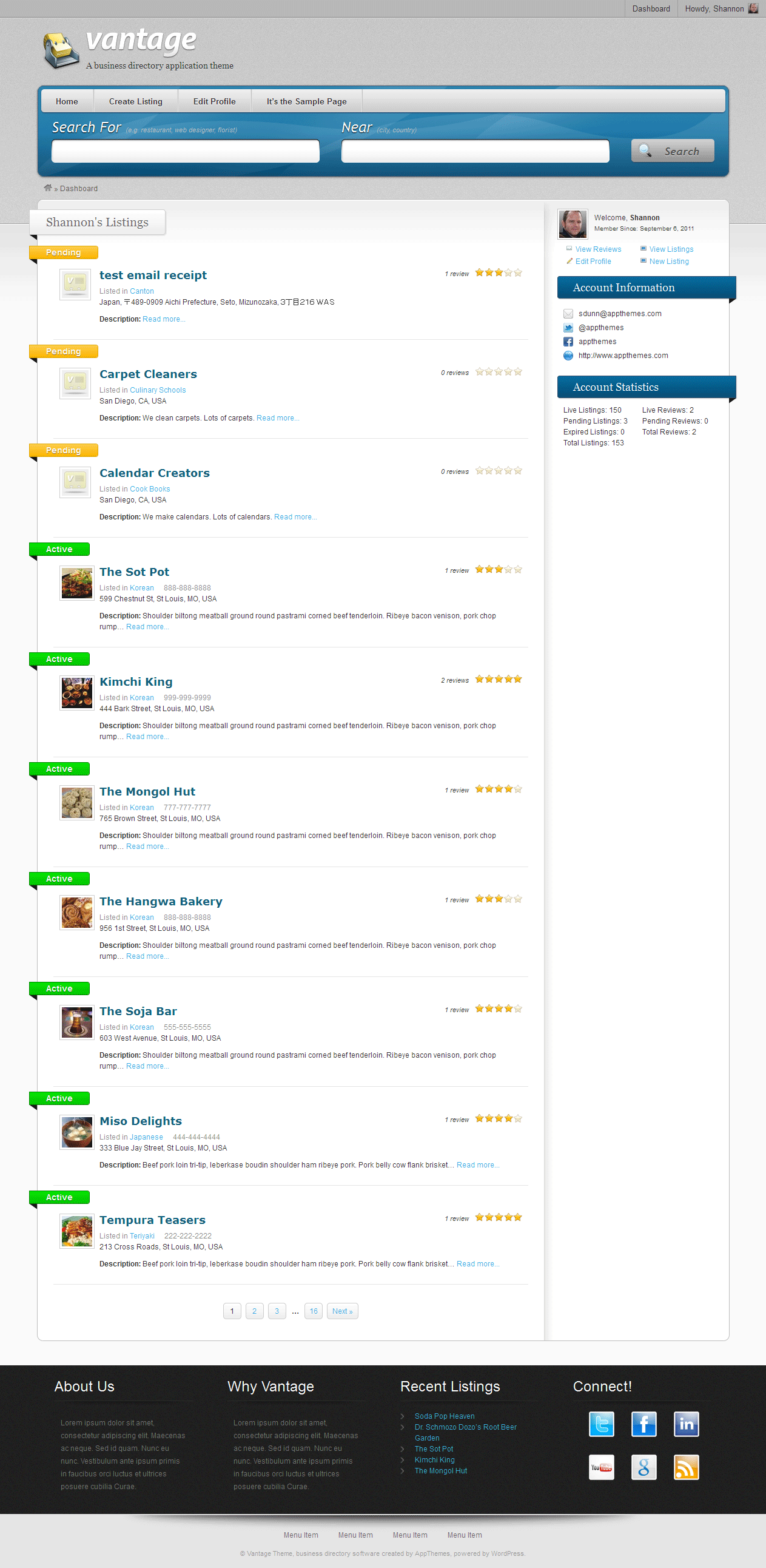 Vantage Beta Launched | AppThemes